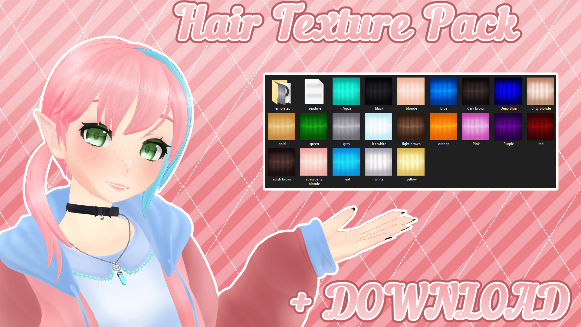 [MMD] Hair Texture Pack [+DL] by Astria-MMD on DeviantArt