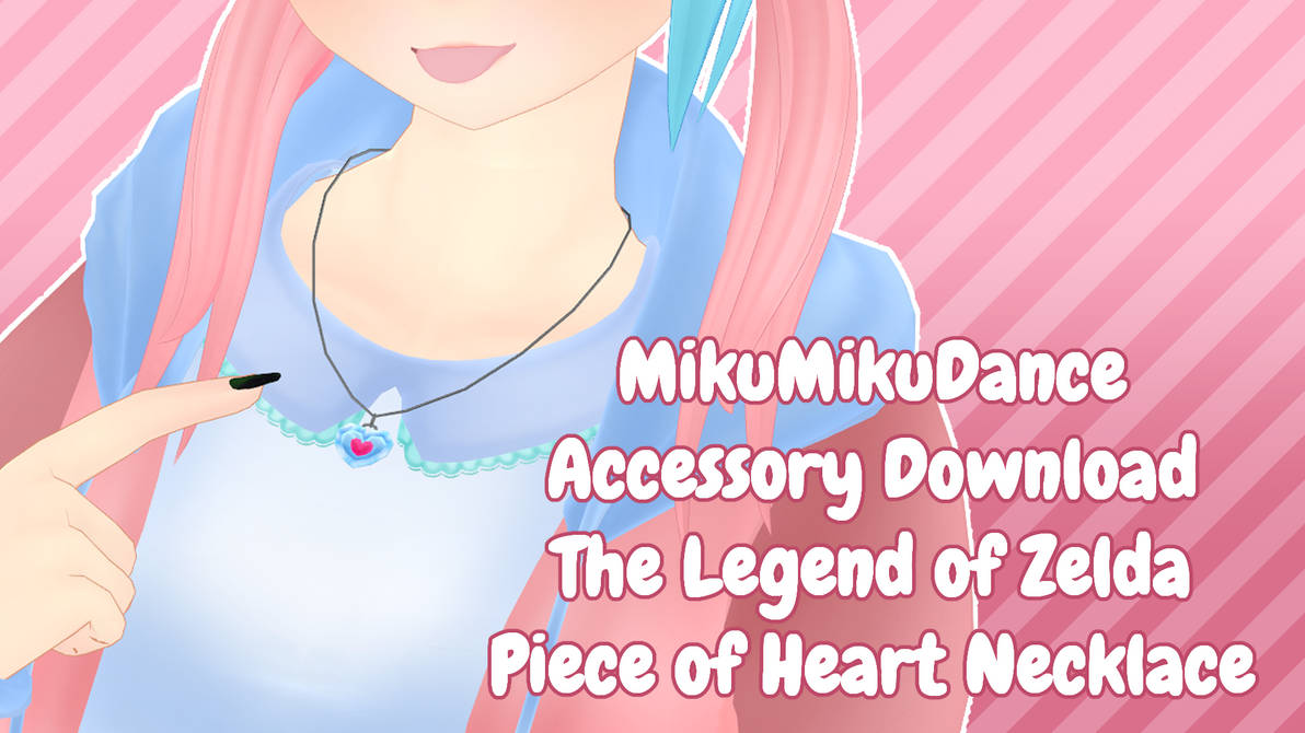 [MMD - DL] Piece of Heart Necklace [F2U / P2U] by Astria-MMD on DeviantArt
