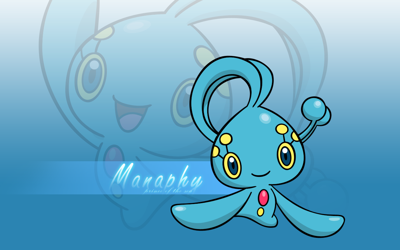Manaphy And Phione Wallpaper