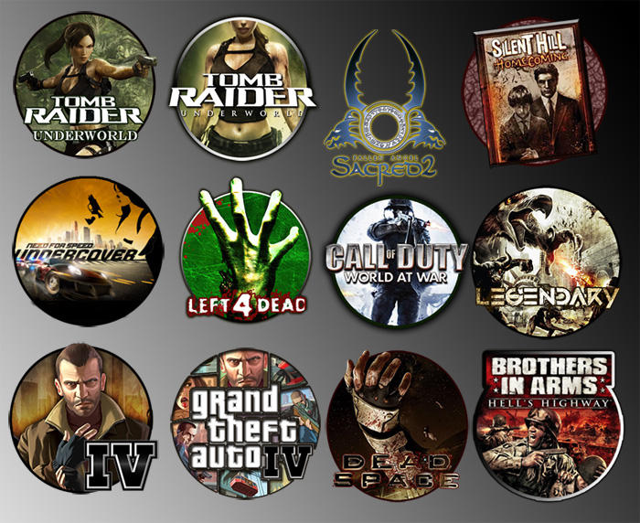 Game Icons VI by sirithlainion on DeviantArt