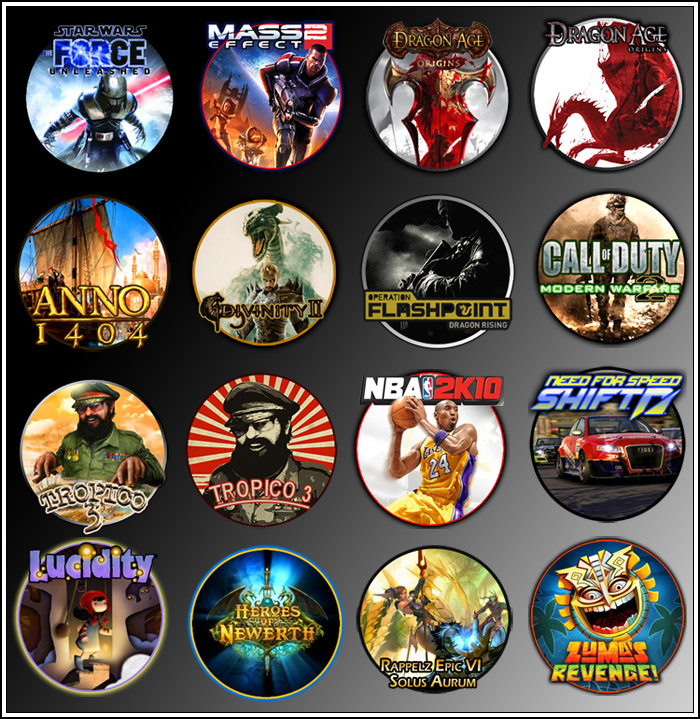 Game Icons XIII by sirithlainion on DeviantArt