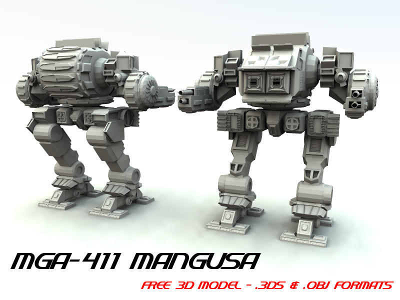 FREE 3D MECH MODEL 01 by TDBK on DeviantArt