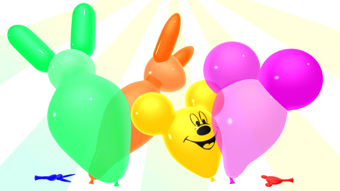 Animal Balloons MMD models (inflatable) by imbapovi on DeviantArt