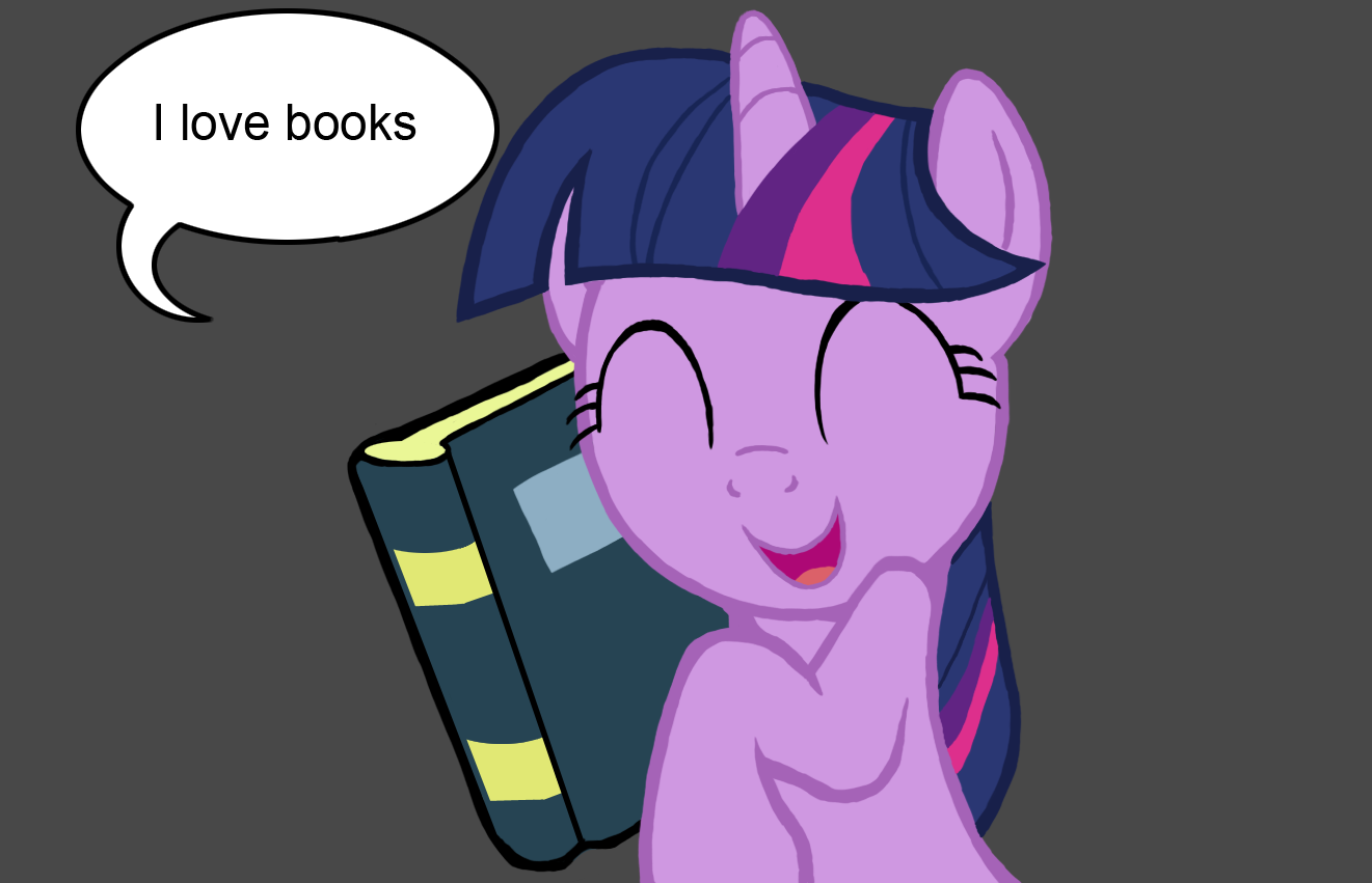 Twilight Sparkle Books God I Love Books
