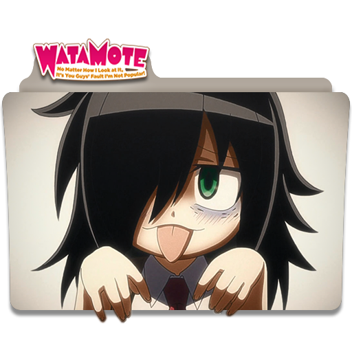 Watamote icon folder by Striknin on DeviantArt