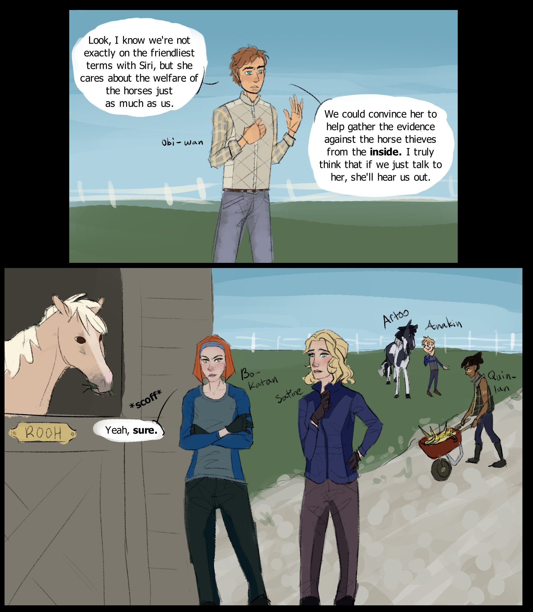 Star Wars Horse TV Show AU - PART 1 by Bruneydog on DeviantArt