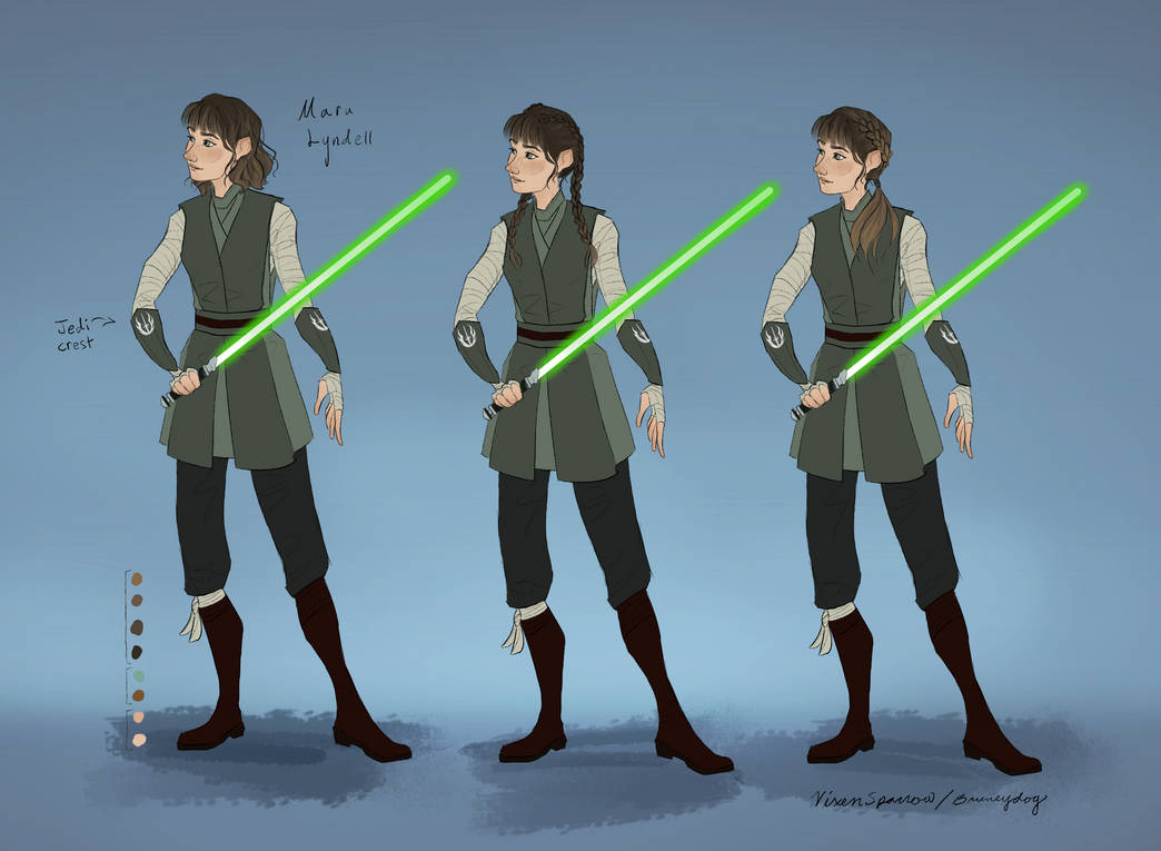 Star Wars OCs 3 - Maru Lyndell Variations by Bruneydog on DeviantArt