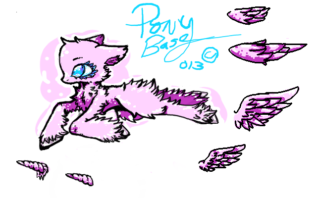 Pony Base Sitting by limpythebunny17 on DeviantArt