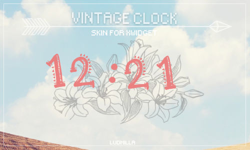 Vintage Clock [skin for Xwidget] by My-Only-World on DeviantArt