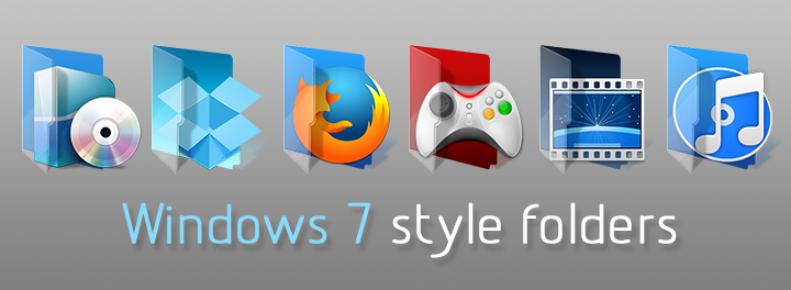 Various windows 7 style folders by peshinkovxor on DeviantArt
