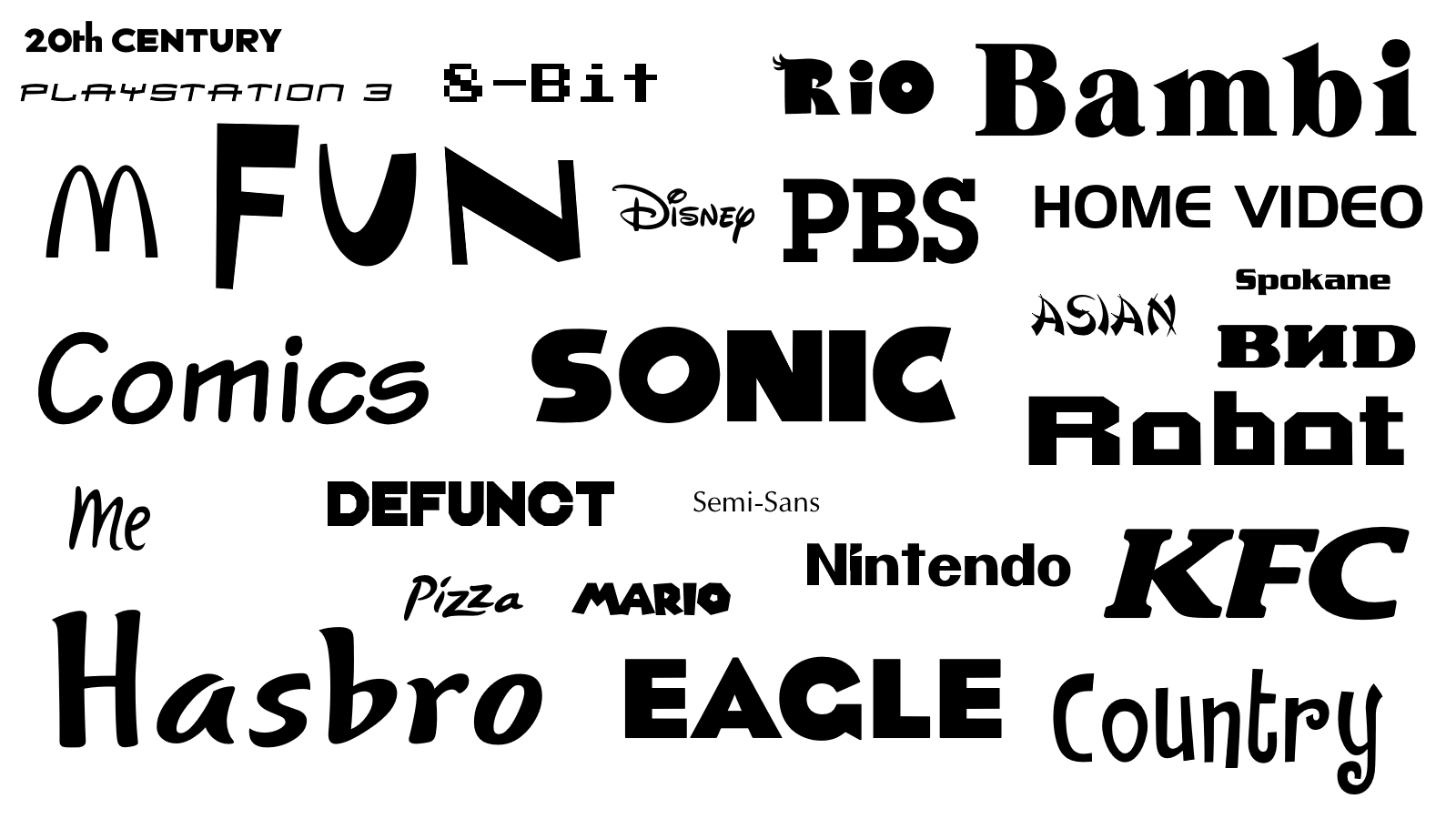 My Font Collection by DallasLong2019 on DeviantArt