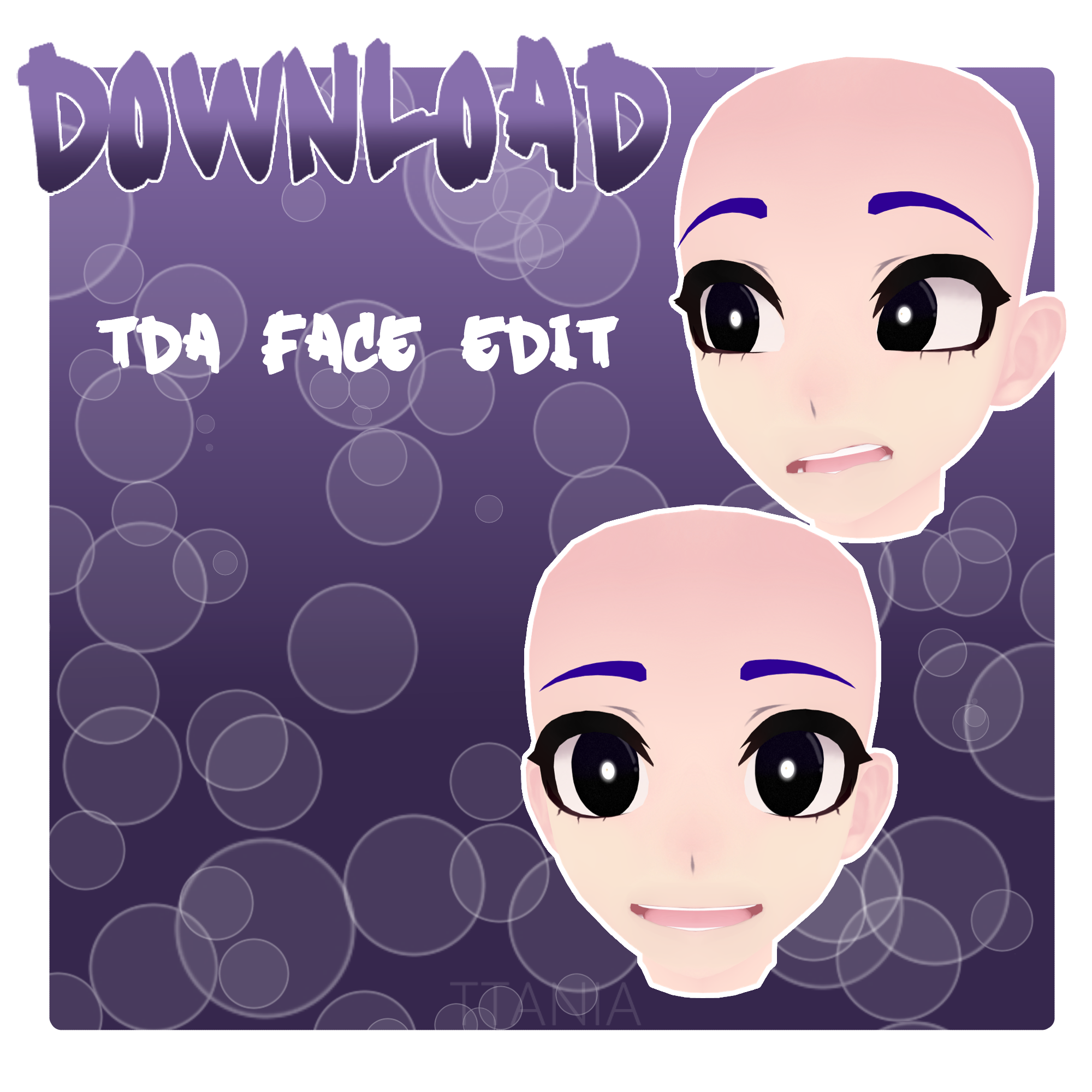 TDA face edit #4 by TTANIA on DeviantArt