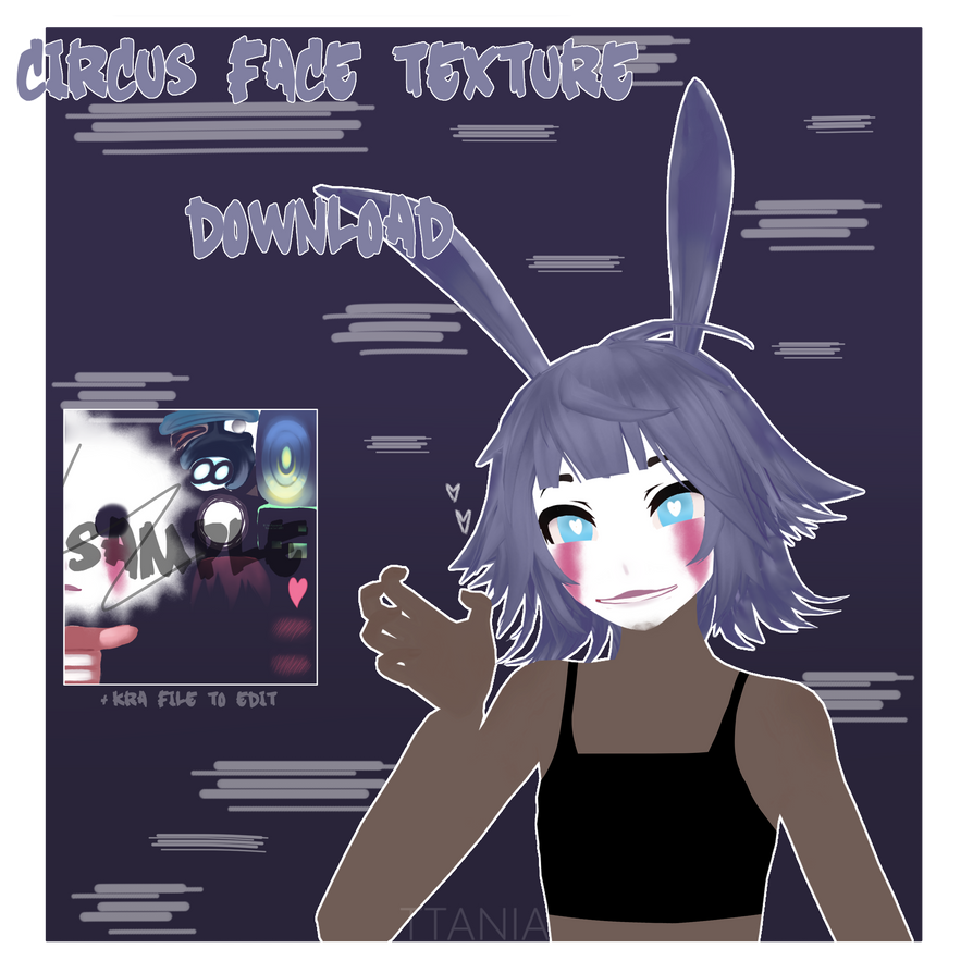 Circus face texture by TTANIA by TTANIA on DeviantArt