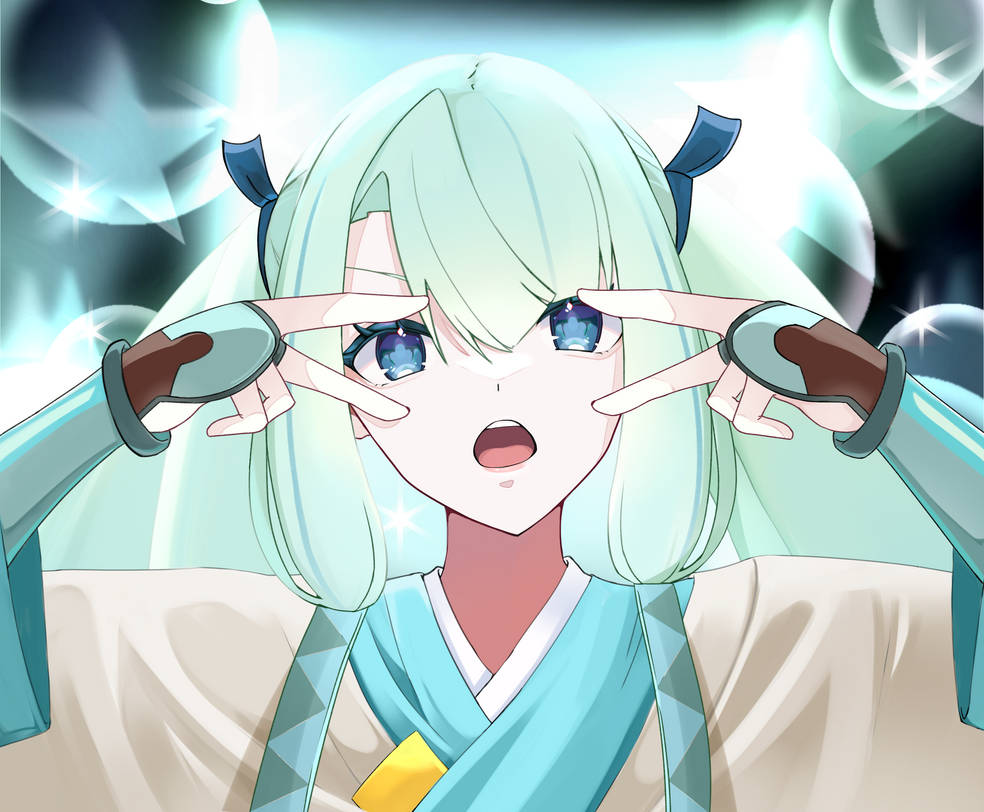 Miku miku beam! by Kuybe on DeviantArt