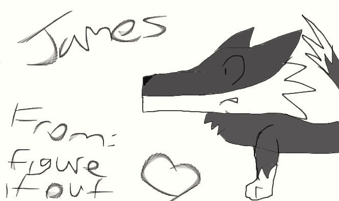 James the wolf by kattTHEbatt on DeviantArt