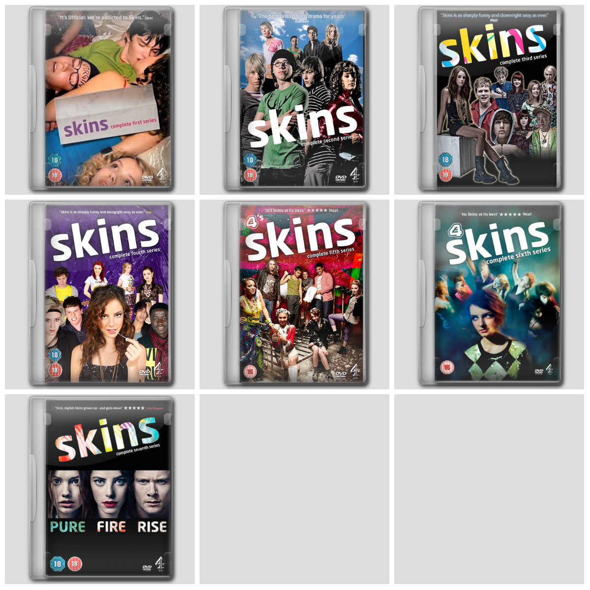 Skins ( Season 1,2,3,4,5,6,7) by CatFilipa on DeviantArt