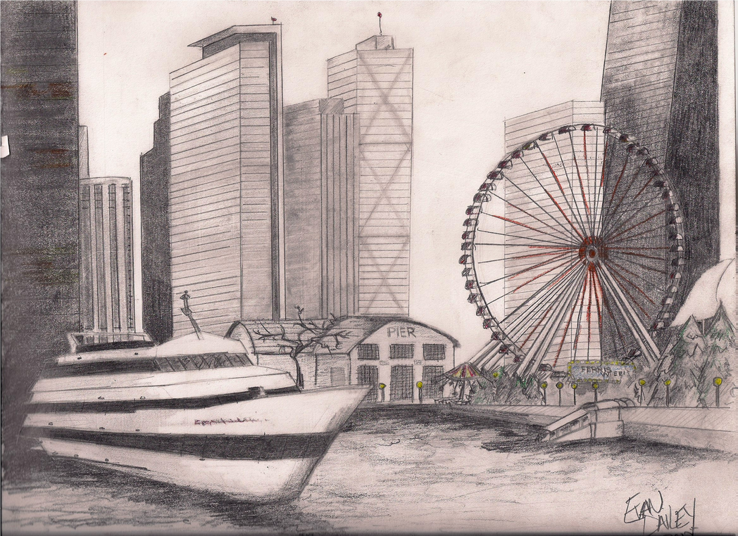 navy pier by Ezheez84 on DeviantArt