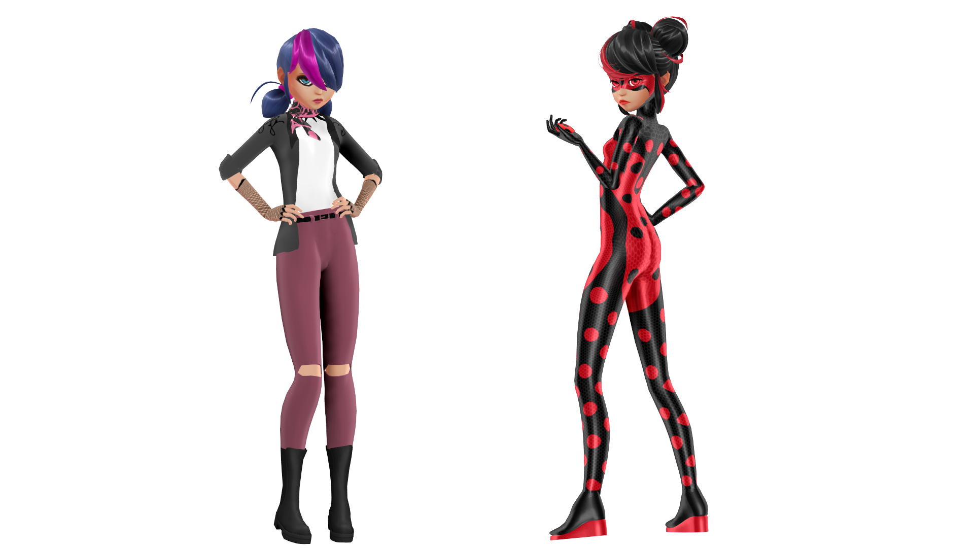 Emo Marinette ShadyBug MODEL DL!! by Sapphireboy14 on DeviantArt