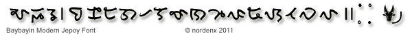 Baybayin Modern Jepoy Font by Nordenx on DeviantArt