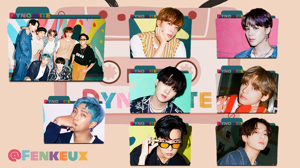 BTS Dynamite Folder Icons by fenkeux on DeviantArt