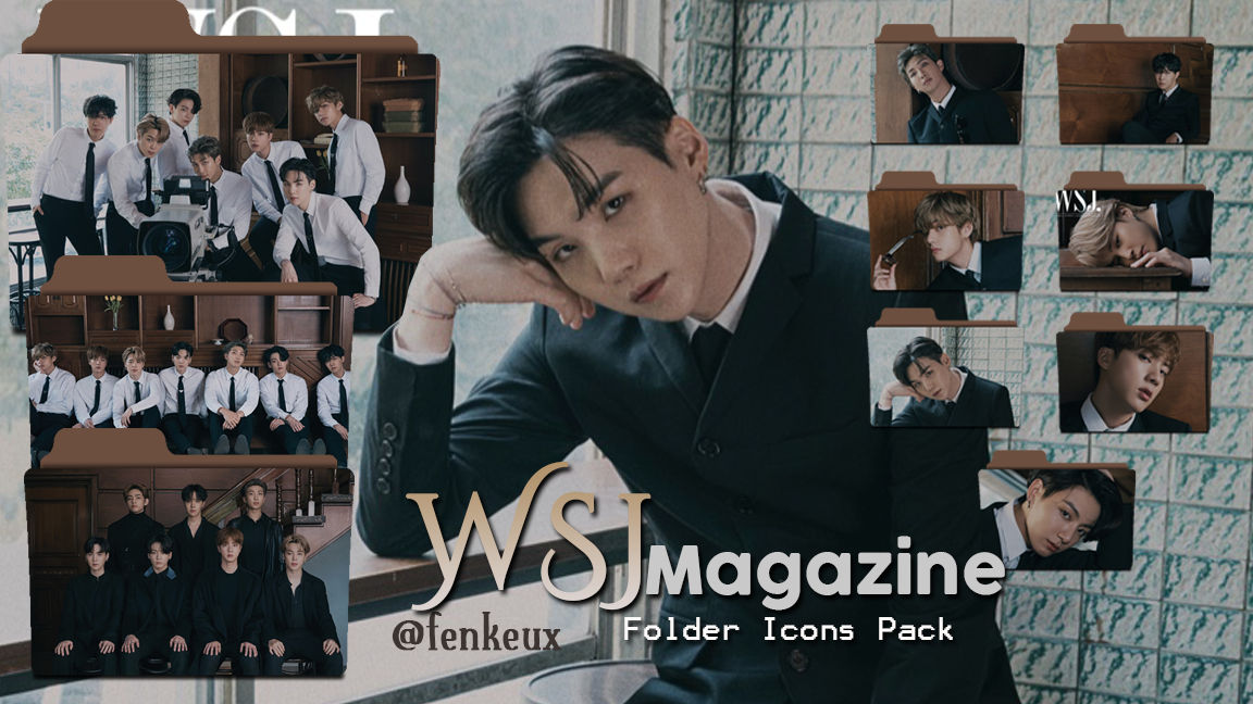 BTS WSJ Magazine Cover Folder Icons by fenkeux on DeviantArt