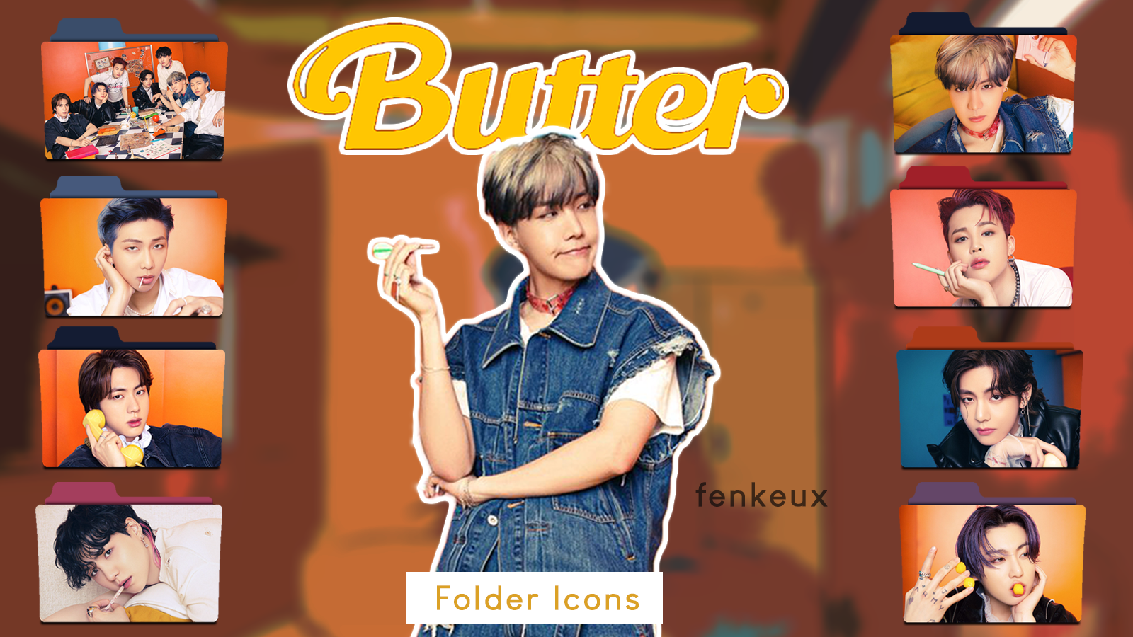 BTS - BUTTER Concept Photos #1 Folder Icons by fenkeux on DeviantArt