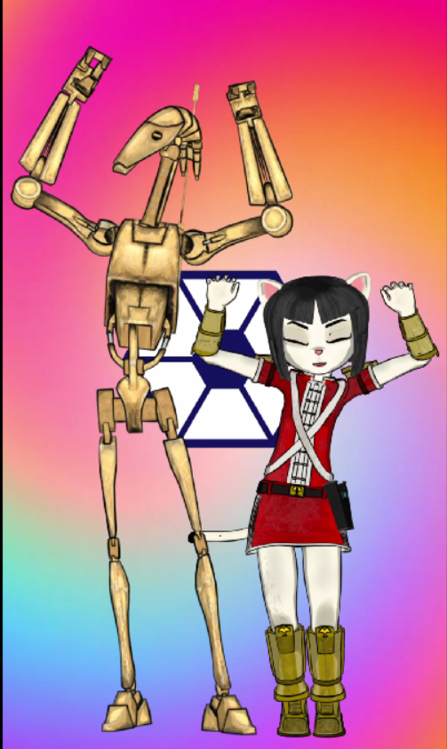 Caramelldansen Star Wars Battle droid by Kirifuki on DeviantArt