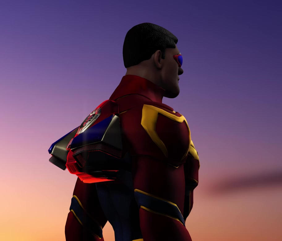 Gabriel, Leader of Team Alphatron... Turn-around by FantasticDimension on DeviantArt