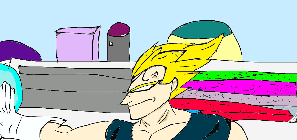 Majin Vegeta by spiderange3 on DeviantArt