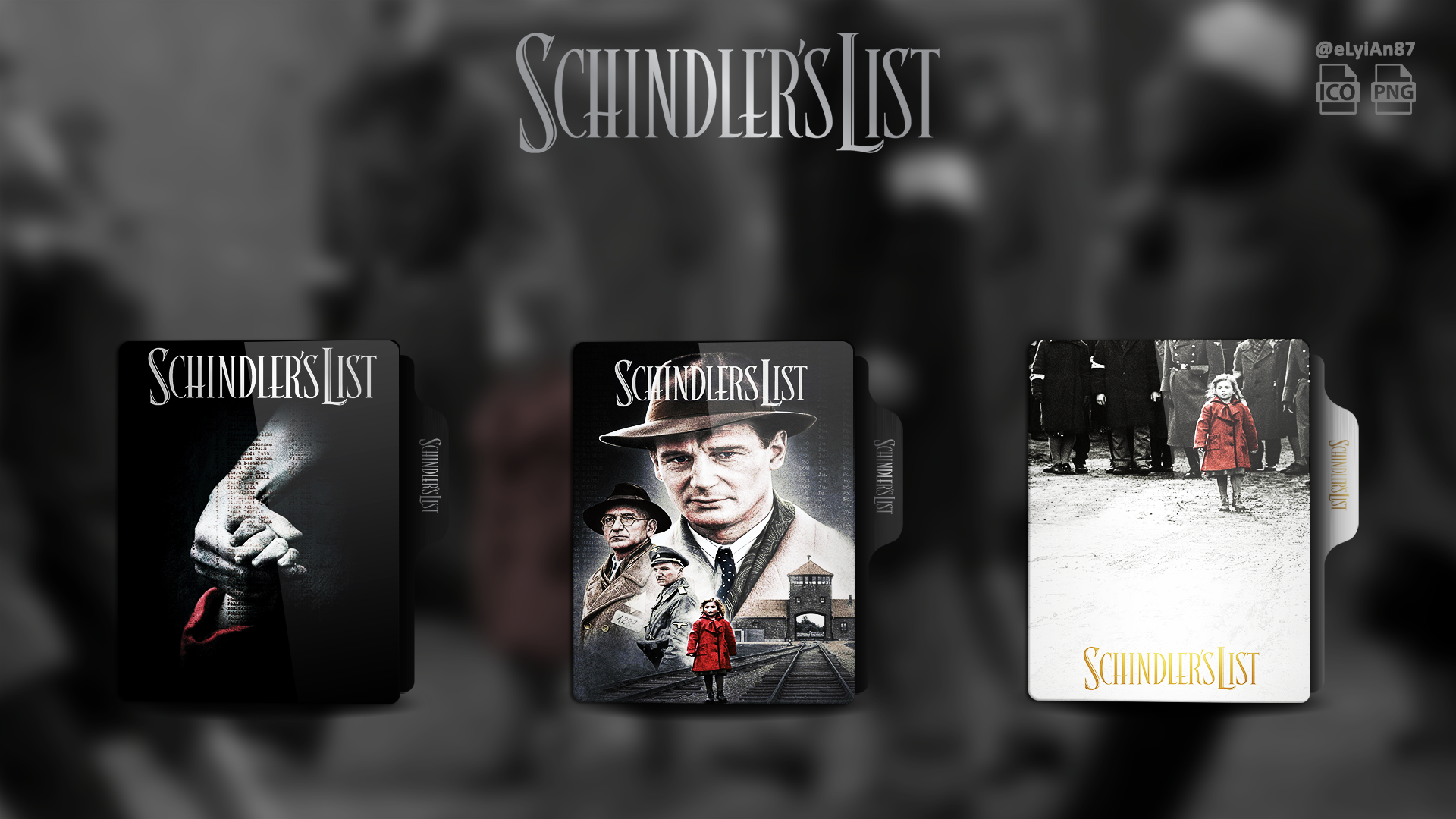 Schindler's List (1993) Icon by eLyiAn87 on DeviantArt