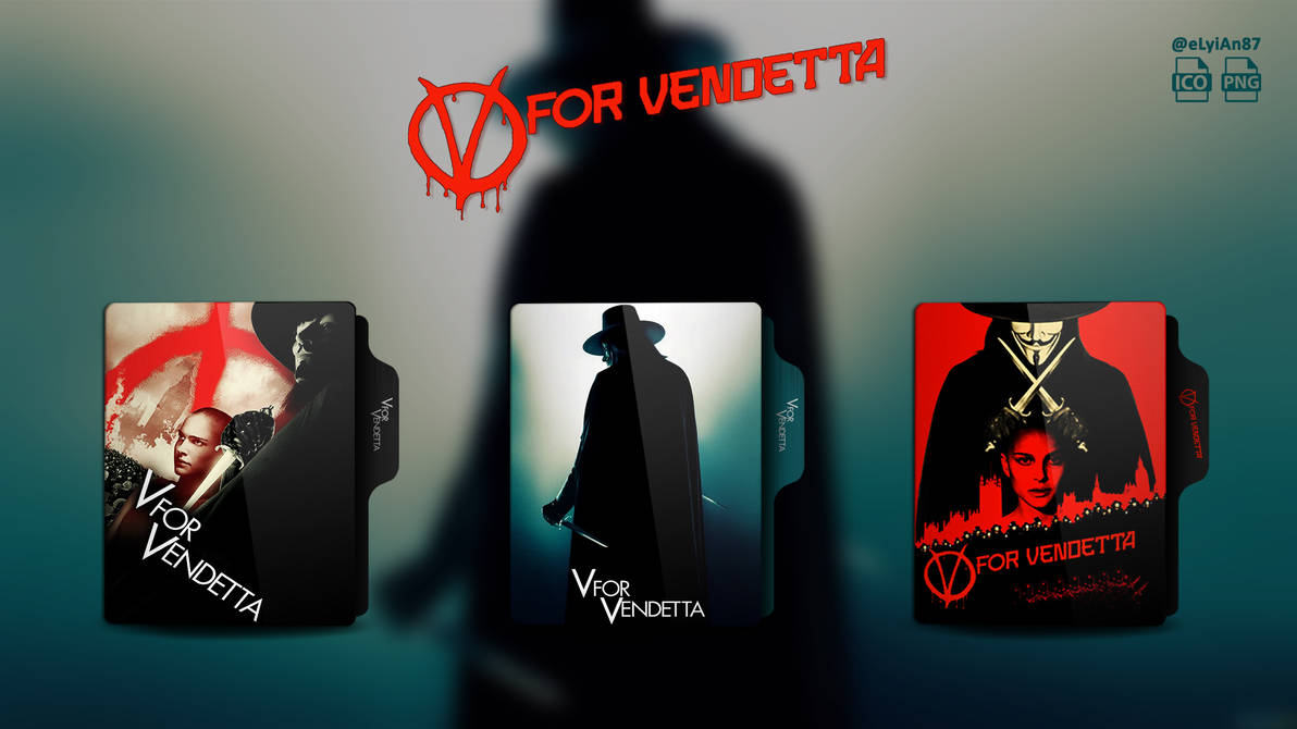 V for Vendetta (2005) Icon by eLyiAn87 on DeviantArt