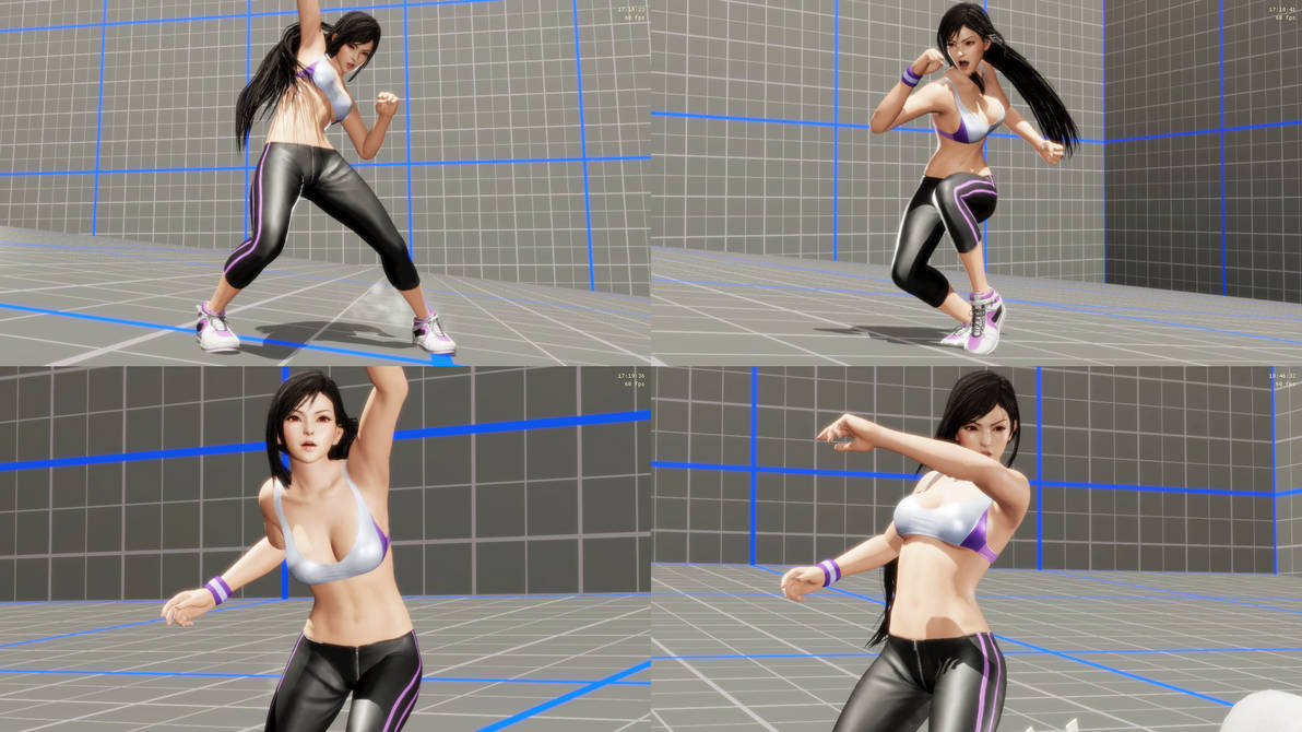 (Free DL) DoA6 x FF7 Ayane's Workout Outfit (Tifa) by PerfectDark023 on DeviantArt
