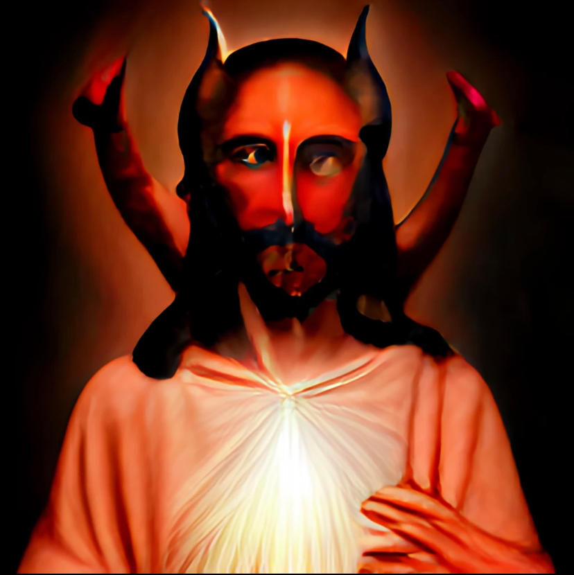 Meet Satanic Jesus by Bio-Goof on DeviantArt