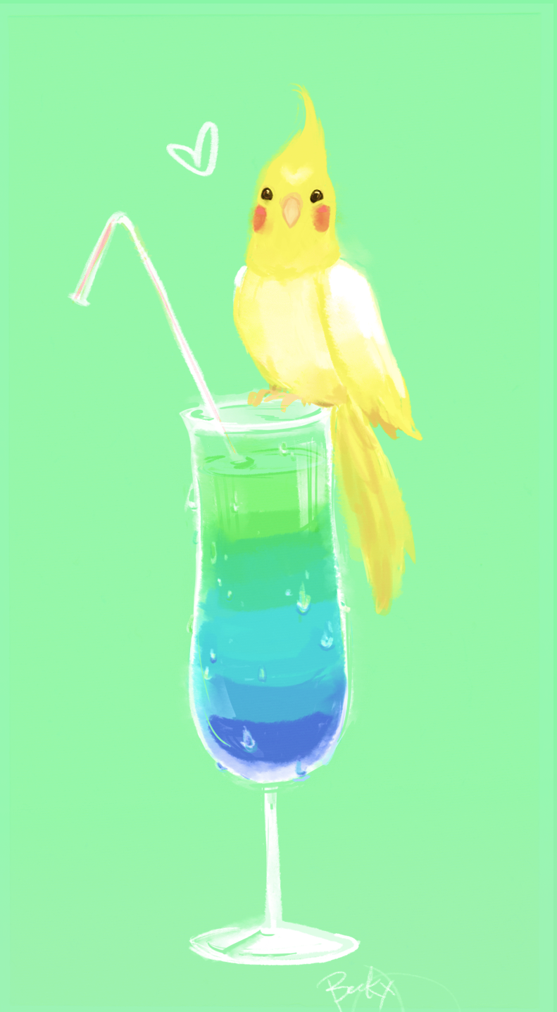 Mr. Pillars and his drink by Beckx on DeviantArt