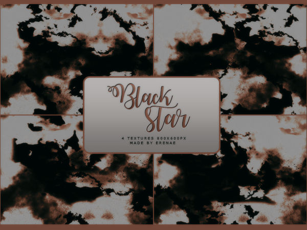 Black Star Texture Pack by ErenaeErae on DeviantArt