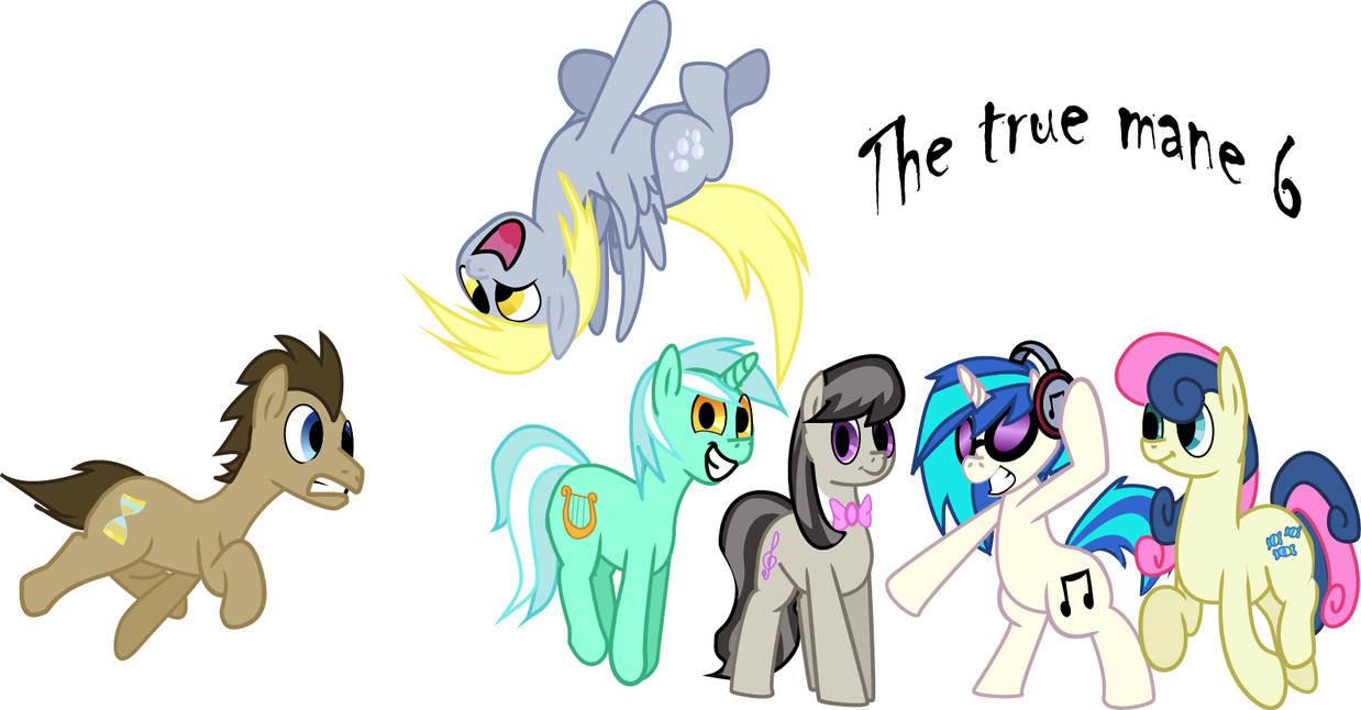 the true mane 6 by fabulesformation on DeviantArt