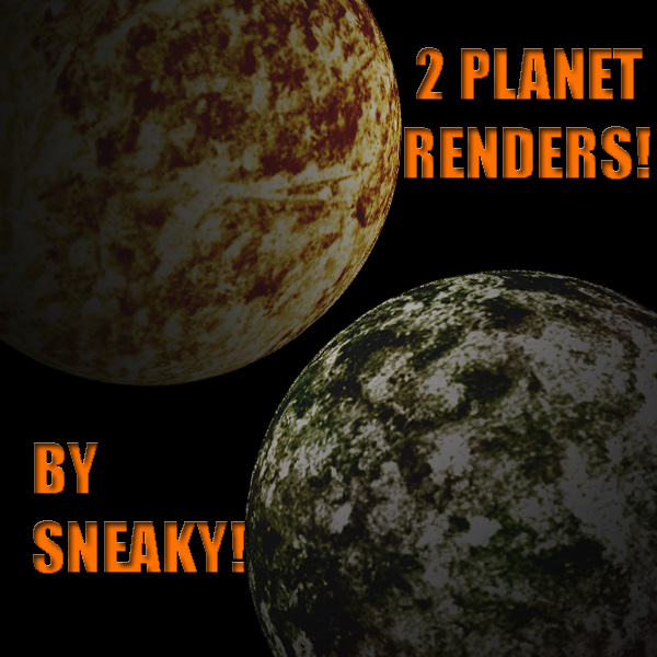 2 planet RENDERS not brushes by SneakyGFX on DeviantArt