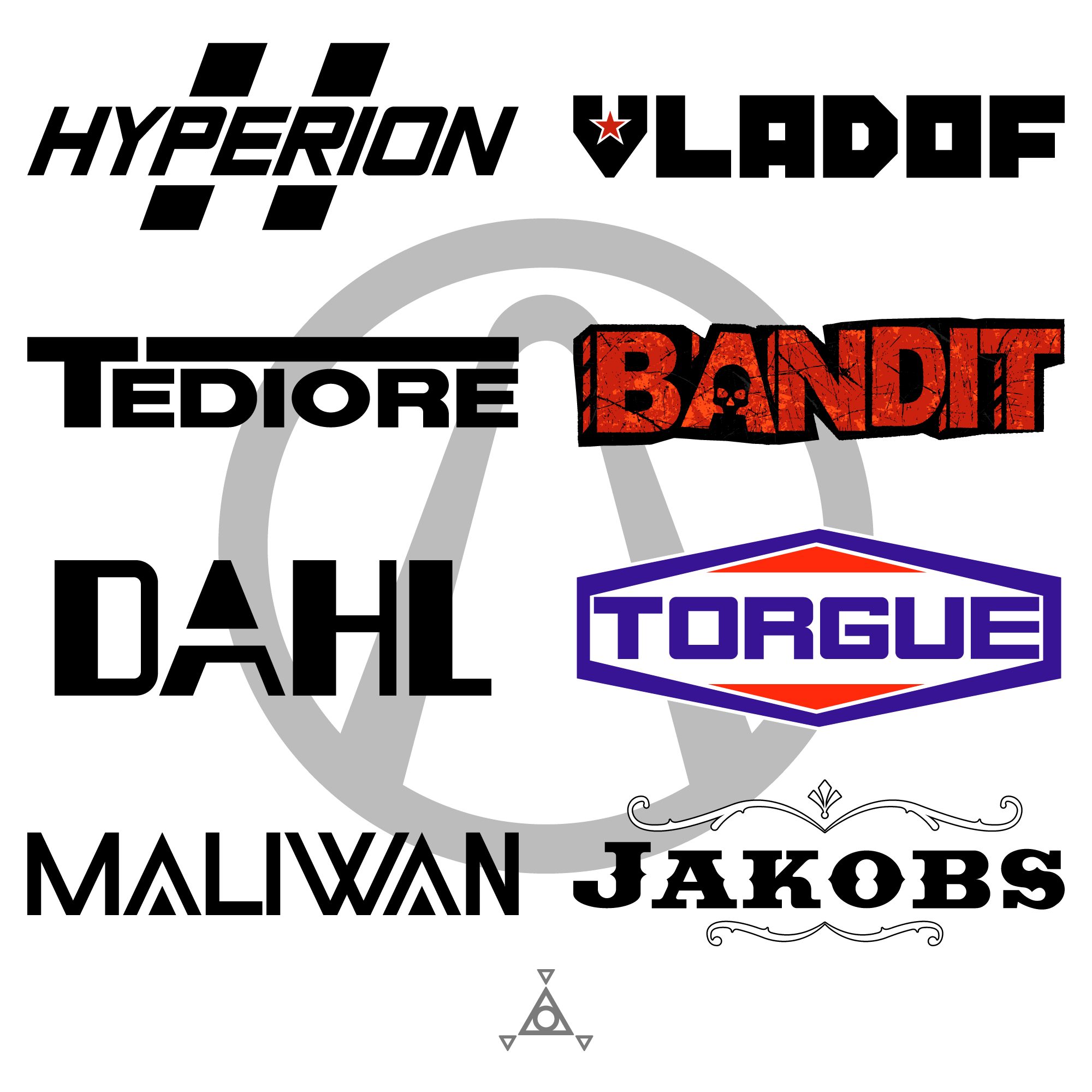 BL2 Weapon Manufacturer Logos Vector Template By Colefrehlen On BL2 Weapon Manufacturer Logos Vector Template By Colefrehlen On