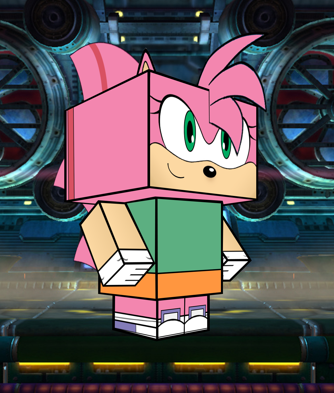 Classic amy cubee by mikeyplater on DeviantArt