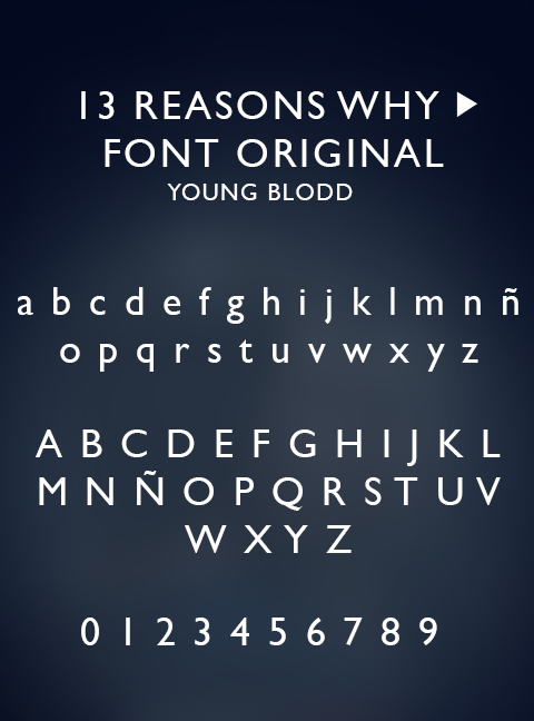 13 Reasons Why (Font) by YoungBlodd on DeviantArt