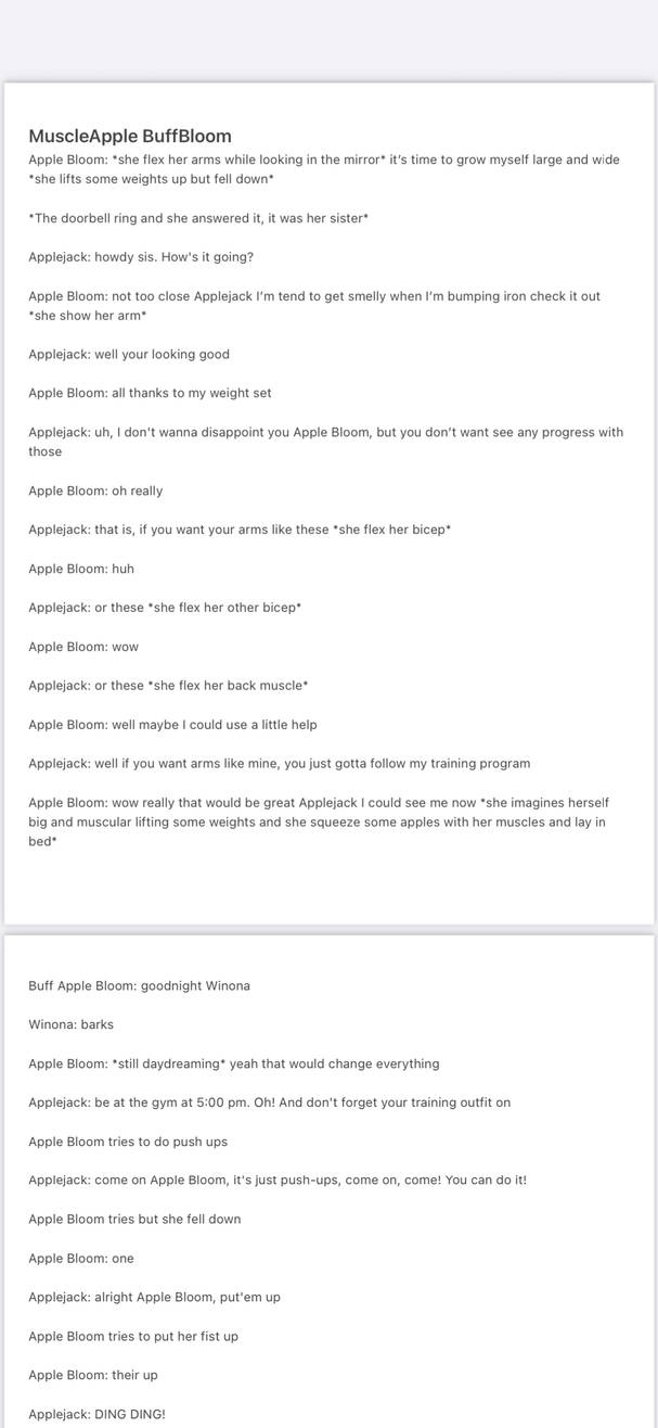 MuscleApple BuffBloom by muchhddh on DeviantArt