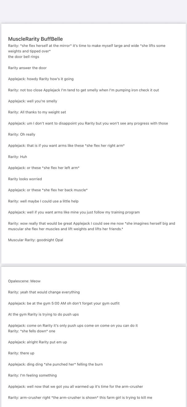 MuscleRarity BuffBelle by muchhddh on DeviantArt