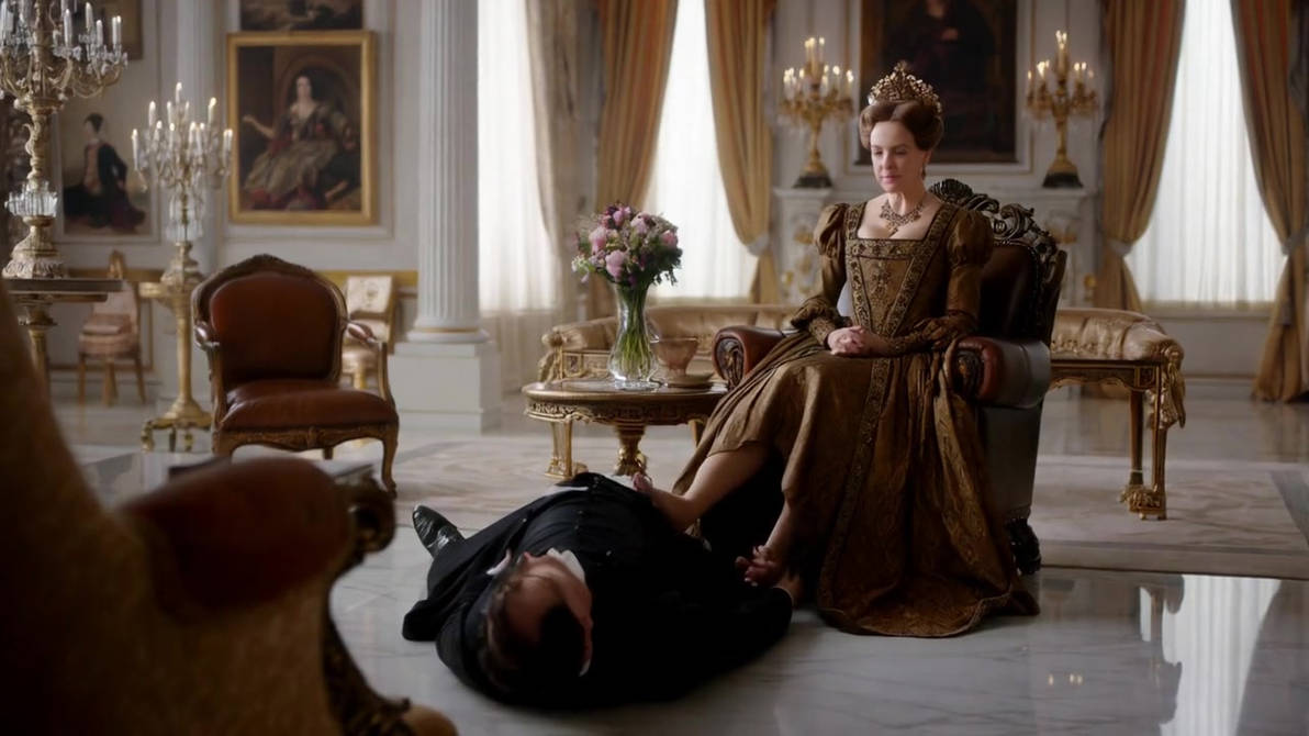 Noble countess drying her bare feet on her butler by LouFerrox on ...