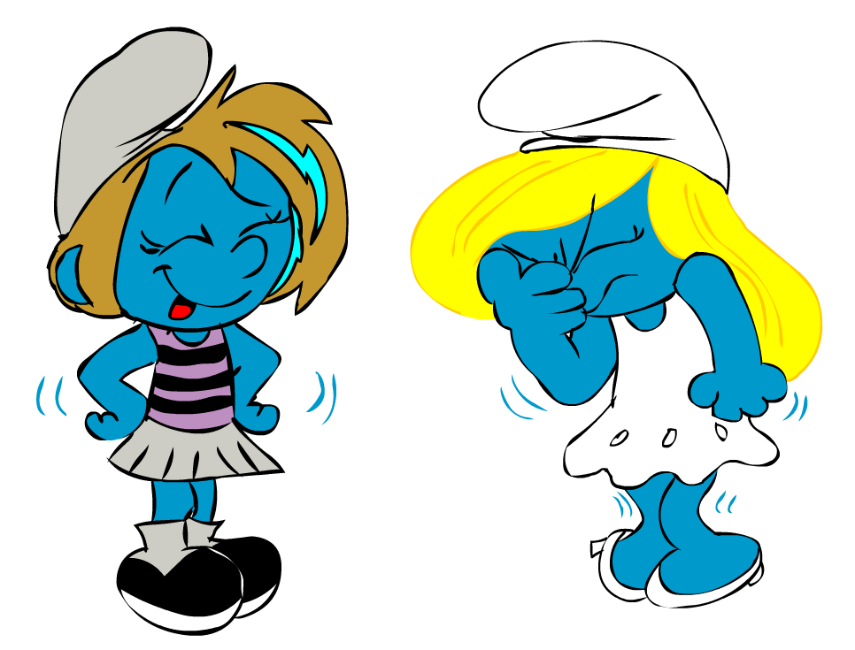 Why is Smurfette Angry? by NewportMuse on DeviantArt
