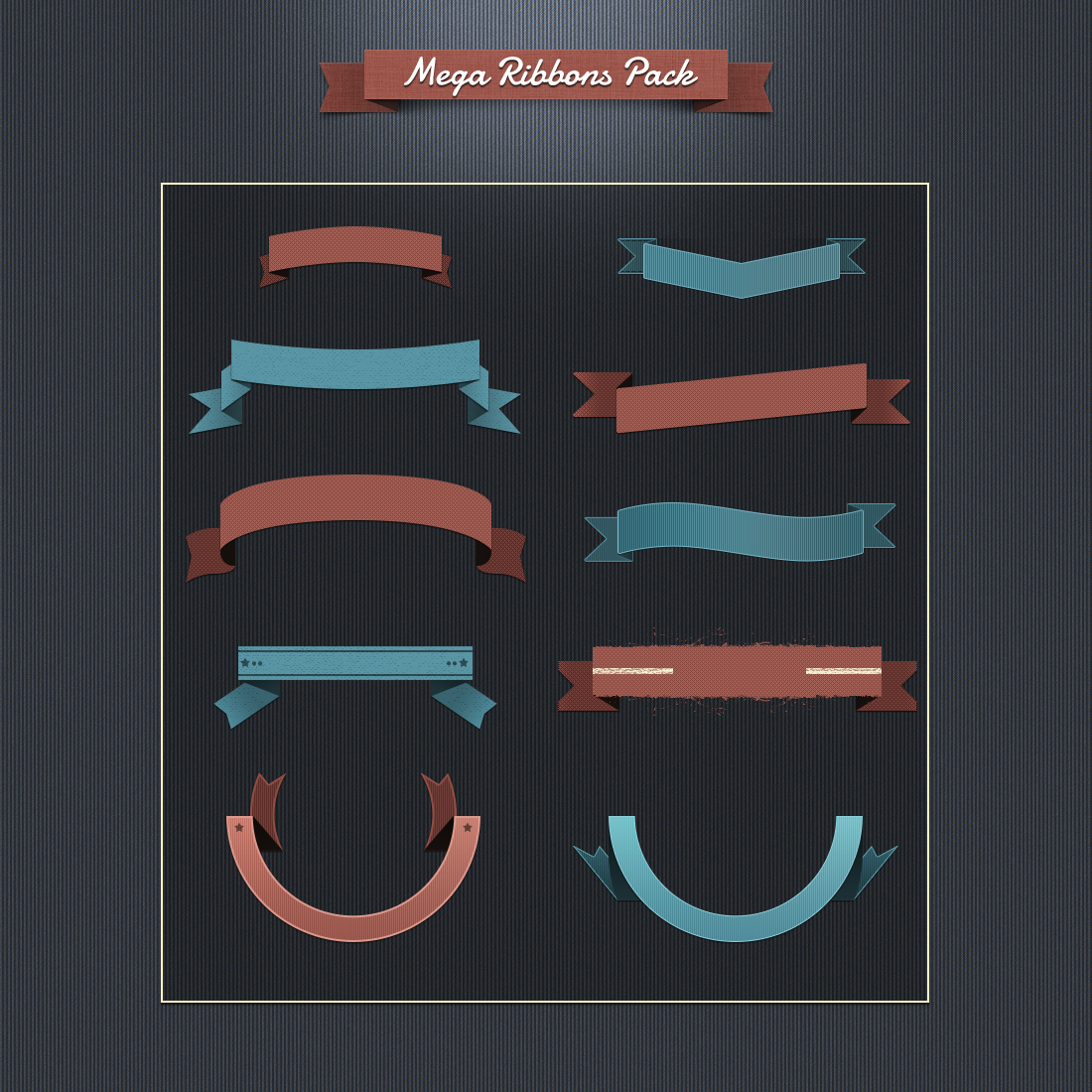Ribbon Pack WITH PSD by DanooTech on DeviantArt