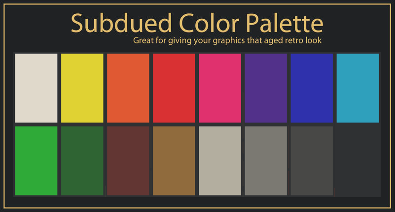 Subdued Color Palette by hassified on DeviantArt