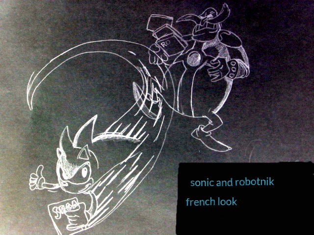 sonic and Ivo (french sonic comic look) by JulianIvoRobotnik on DeviantArt