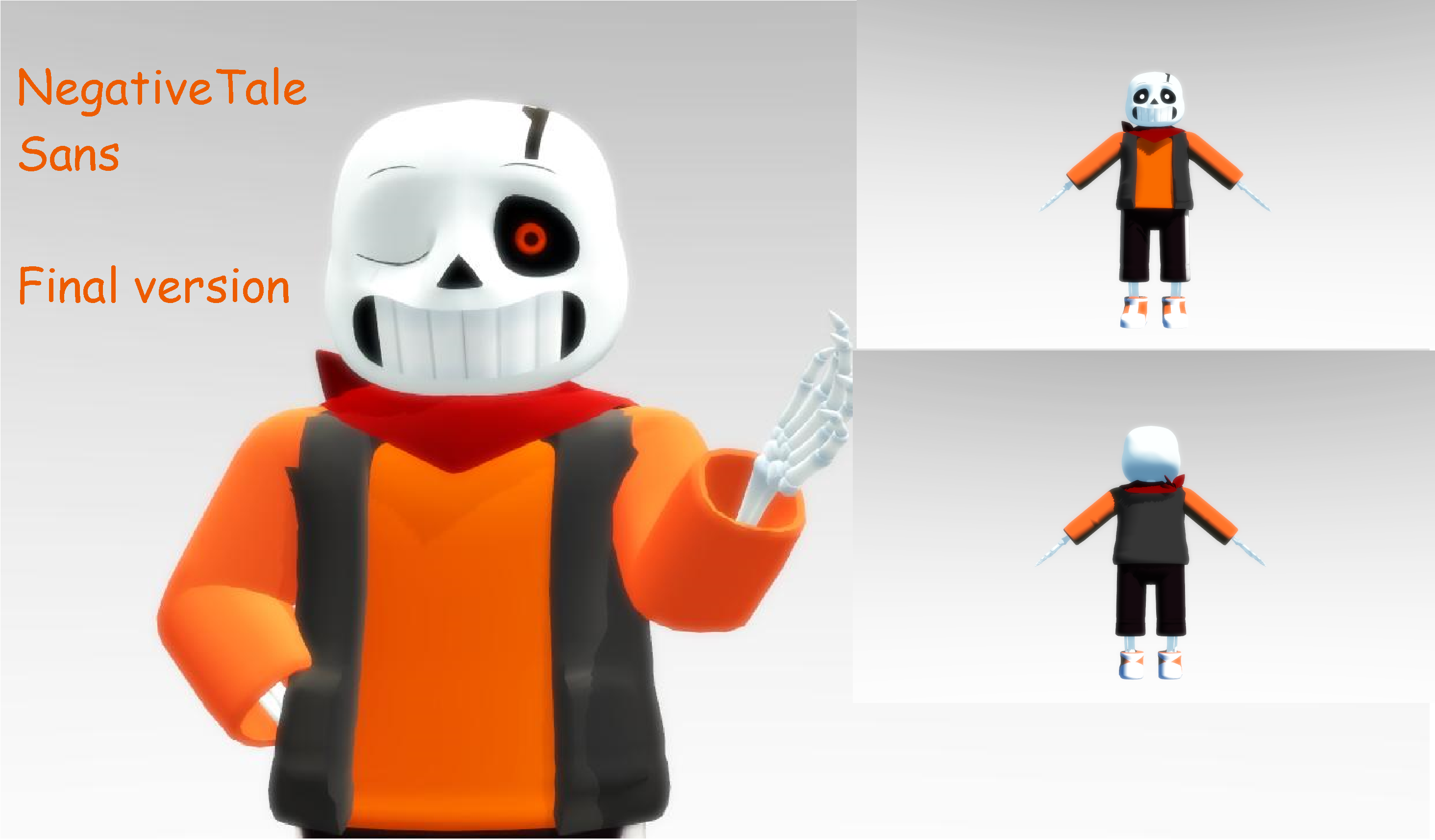 (MMD) NegativeTale Sans Final version DL by ERROR404SANS on DeviantArt