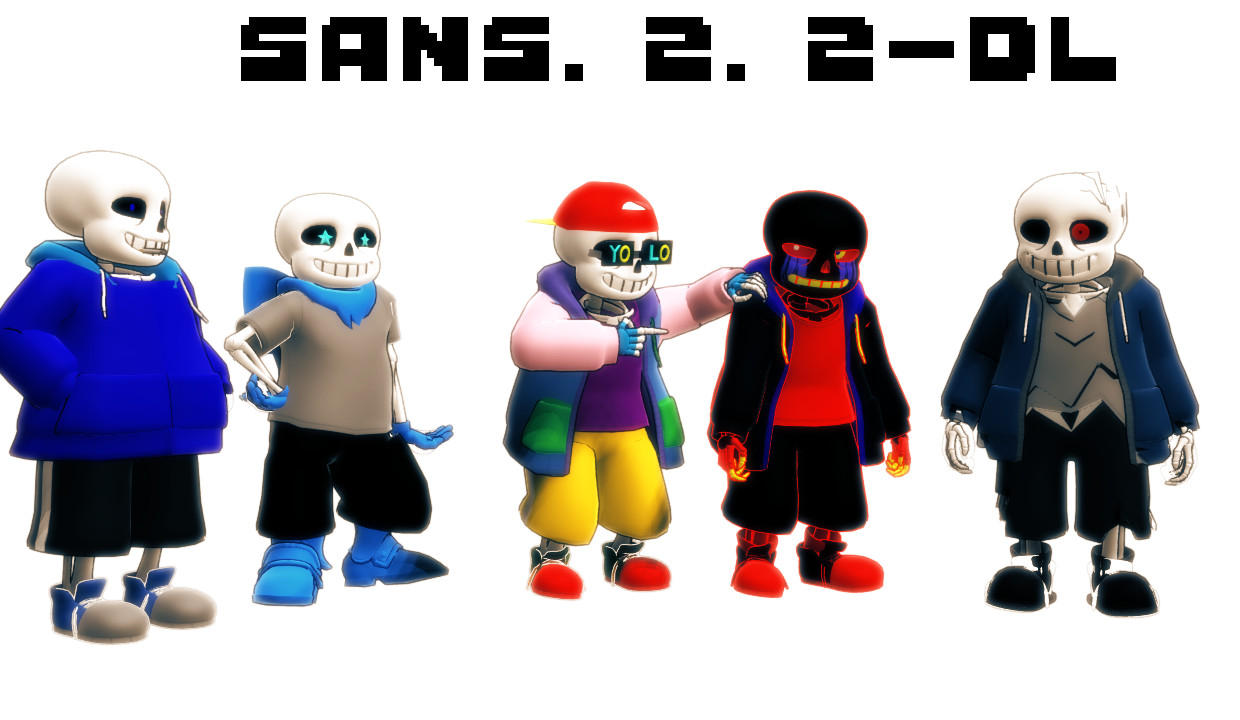 { M M D } - S a n s 2 . 2 - - - - D L by ERROR404SANS on DeviantArt