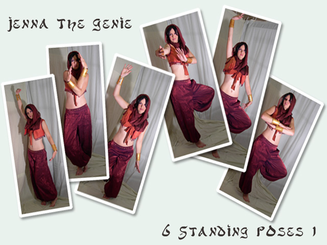 Genie Standing 1 - 6 poses by MontrealGamerStock on DeviantArt